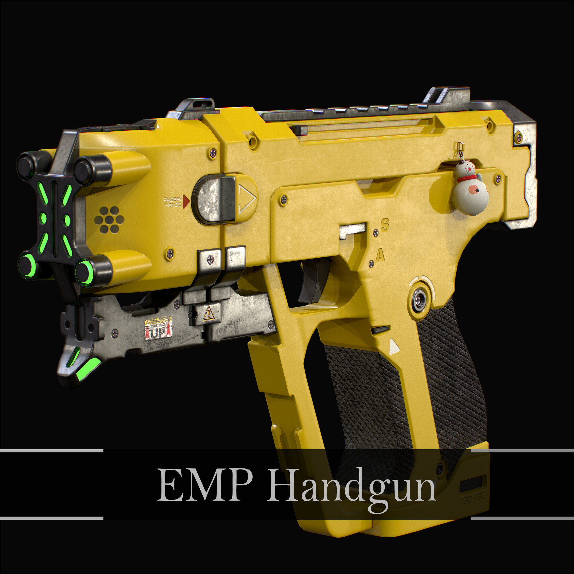 ArtStation - EMP Handgun , Borja Tarazona