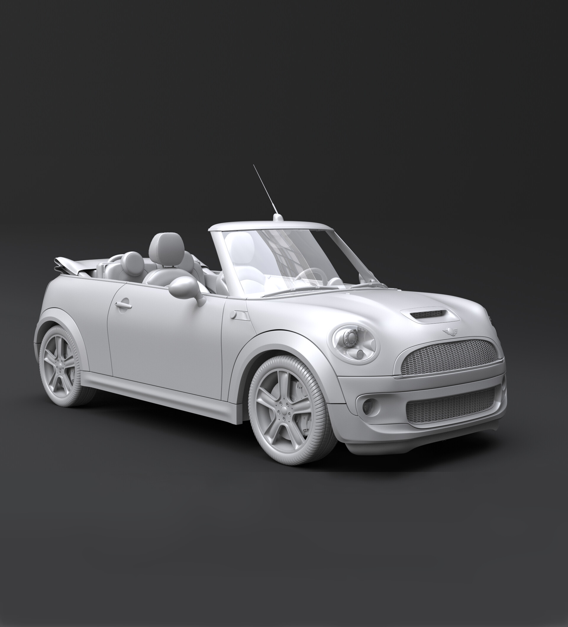 ArtStation - Mini Cooper Cabrio S