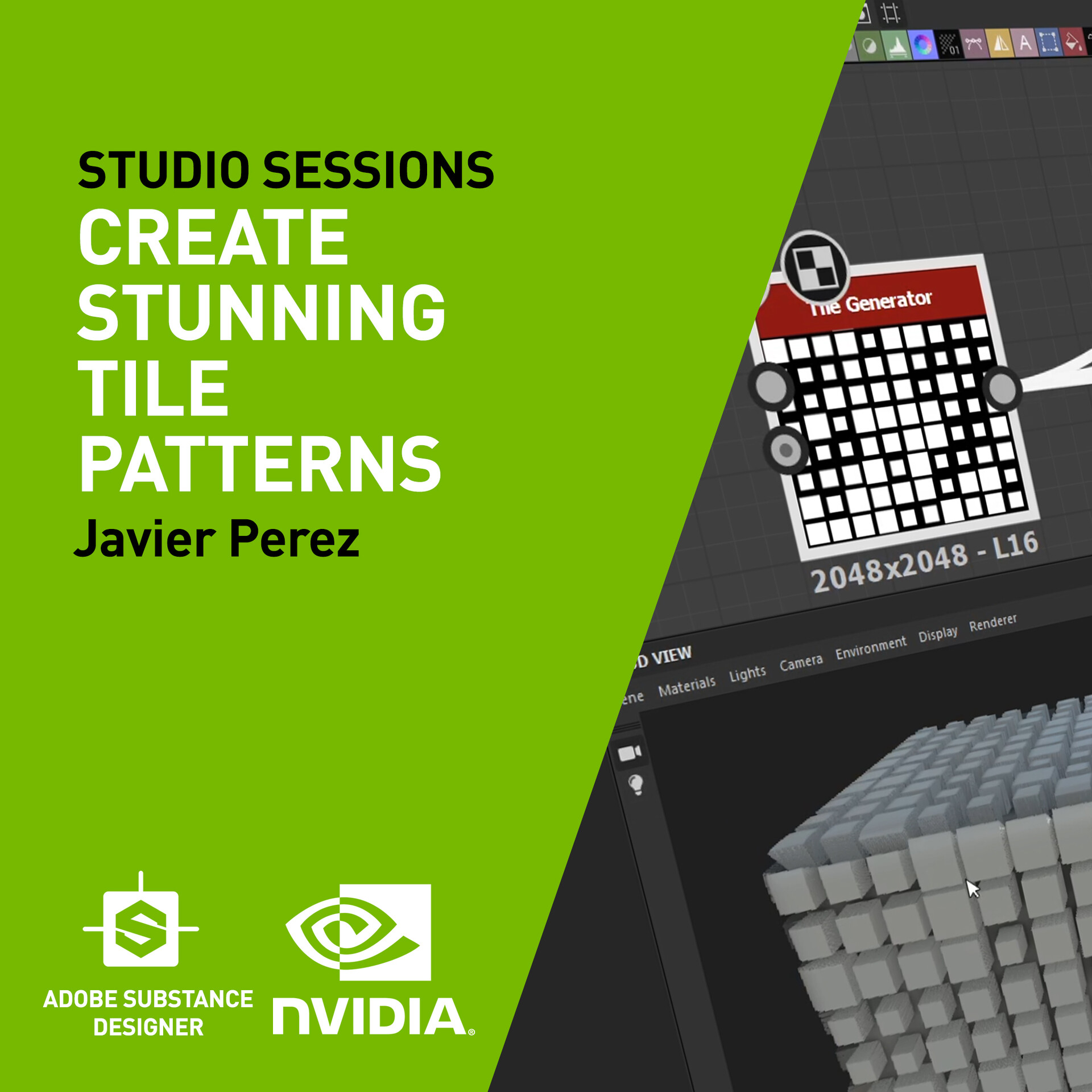 ArtStation - NVIDIA| Create Stunning Tile Patterns