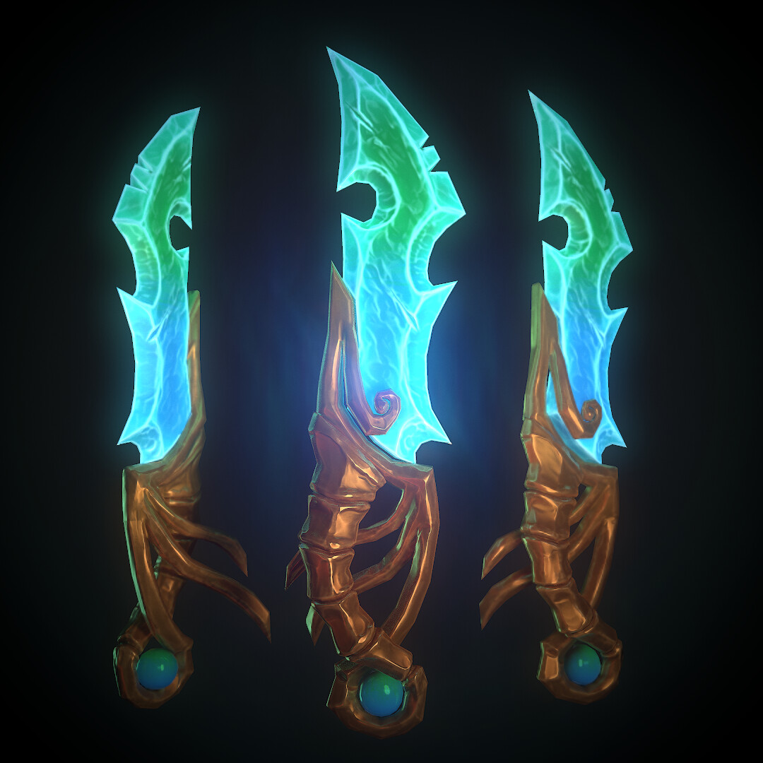 ArtStation - Stylized Spectral Dagger
