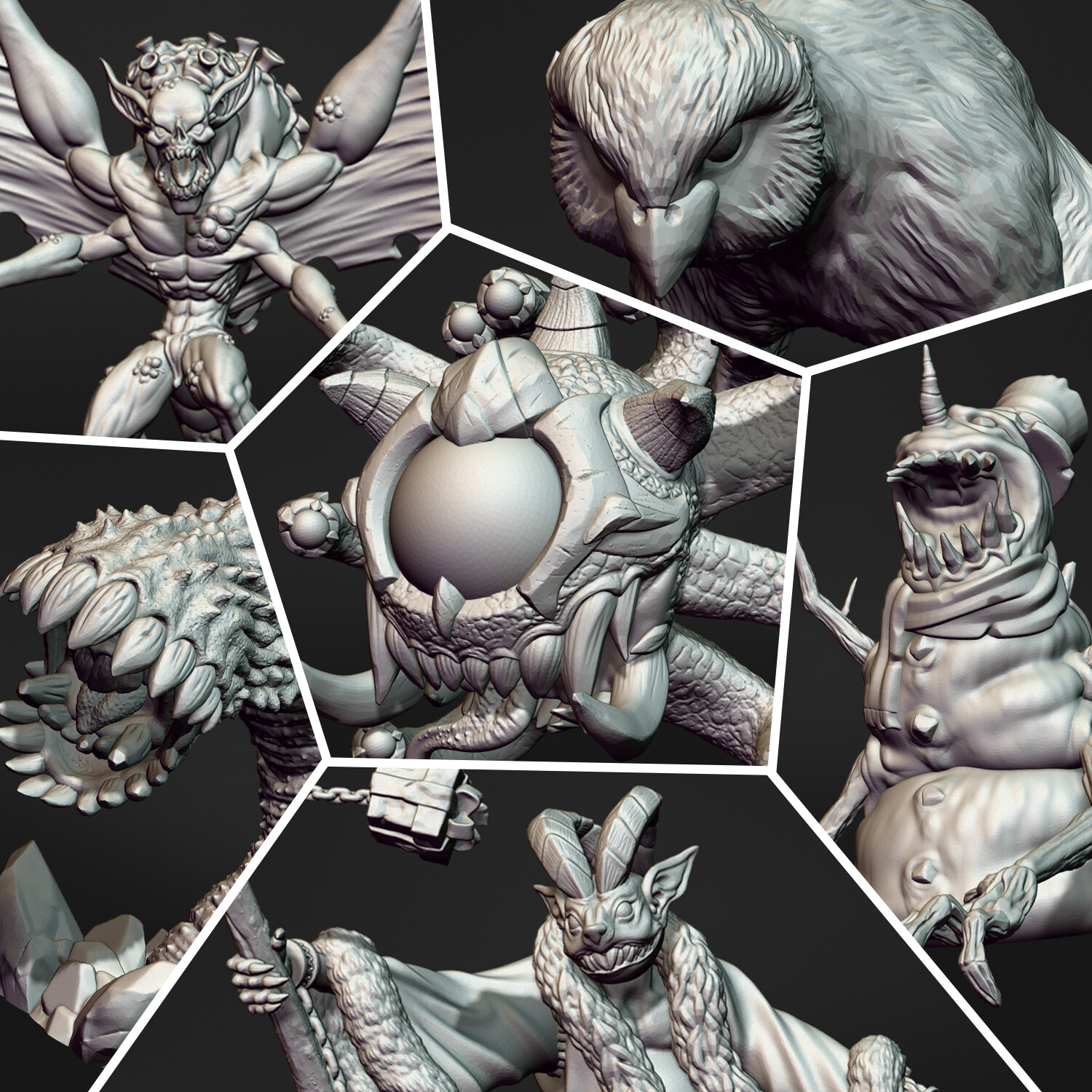 ArtStation - 3D Printable Miniatures