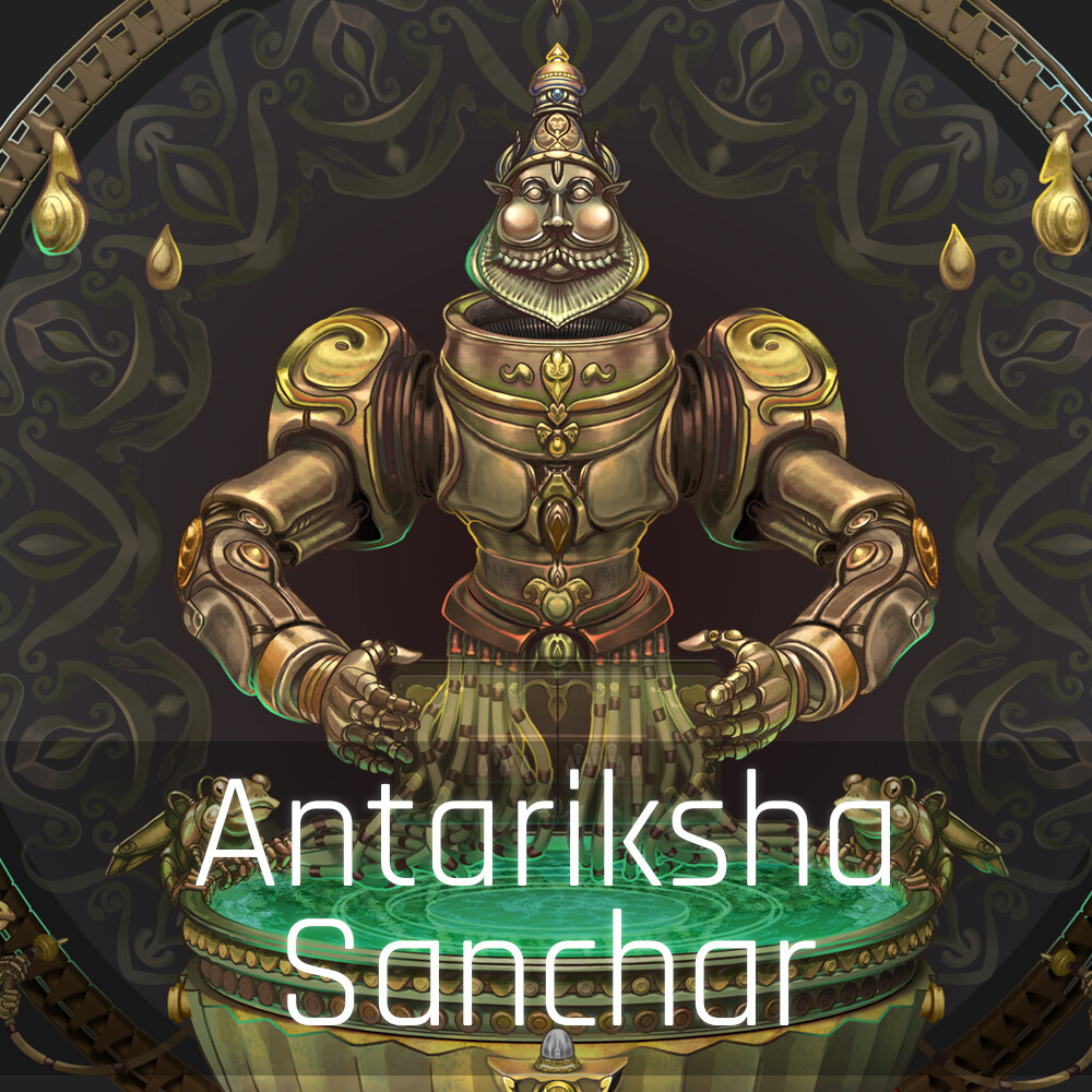 ArtStation - Antariksha Sanchar - Keeping time Automaton