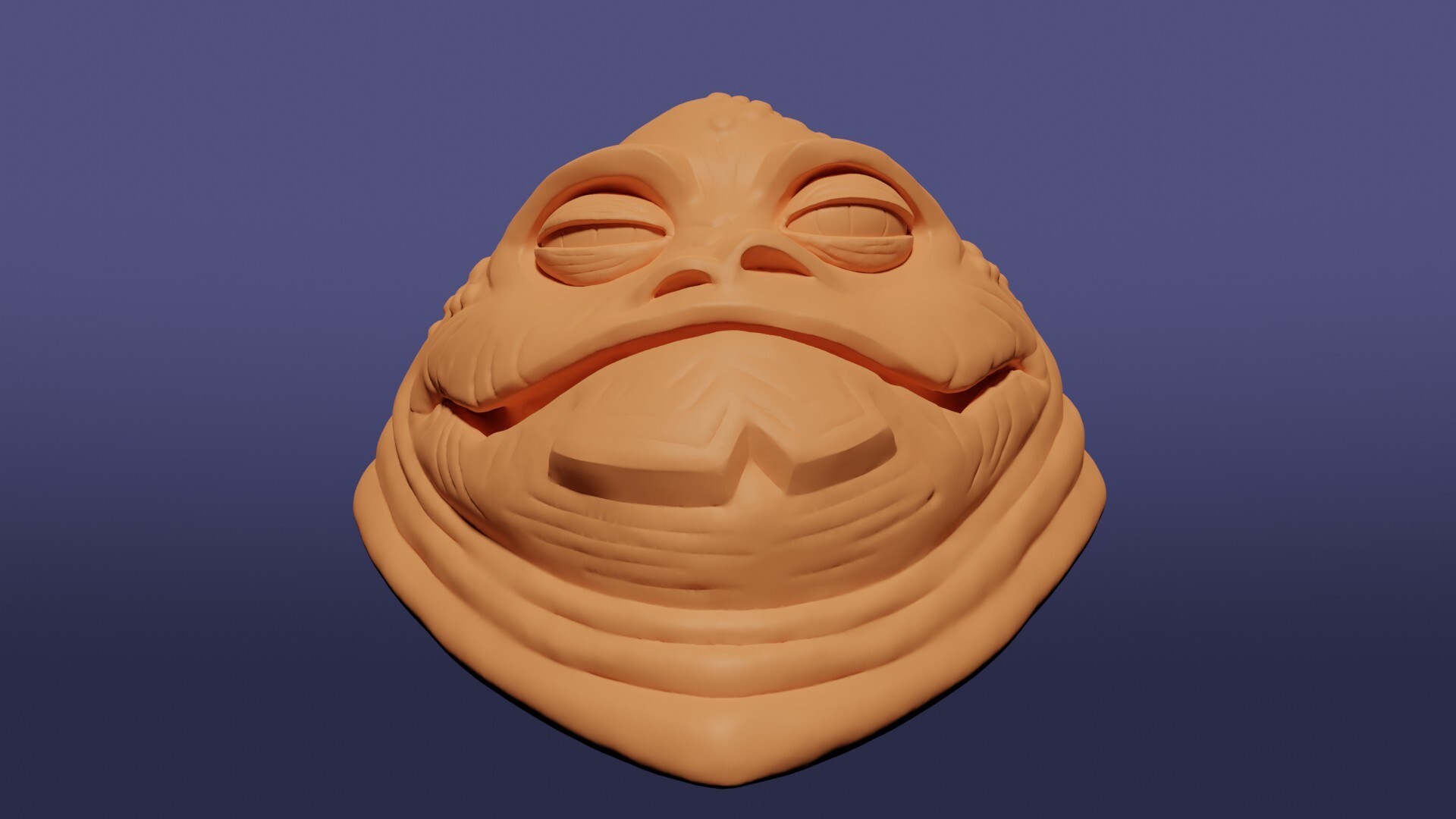 ArtStation - Jabba the Hutt sculpture