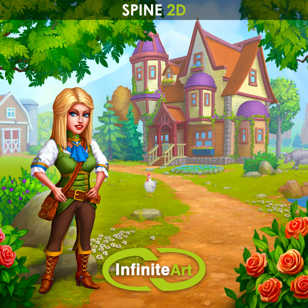 ArtStation - 2D Spine (5-16 hours)
