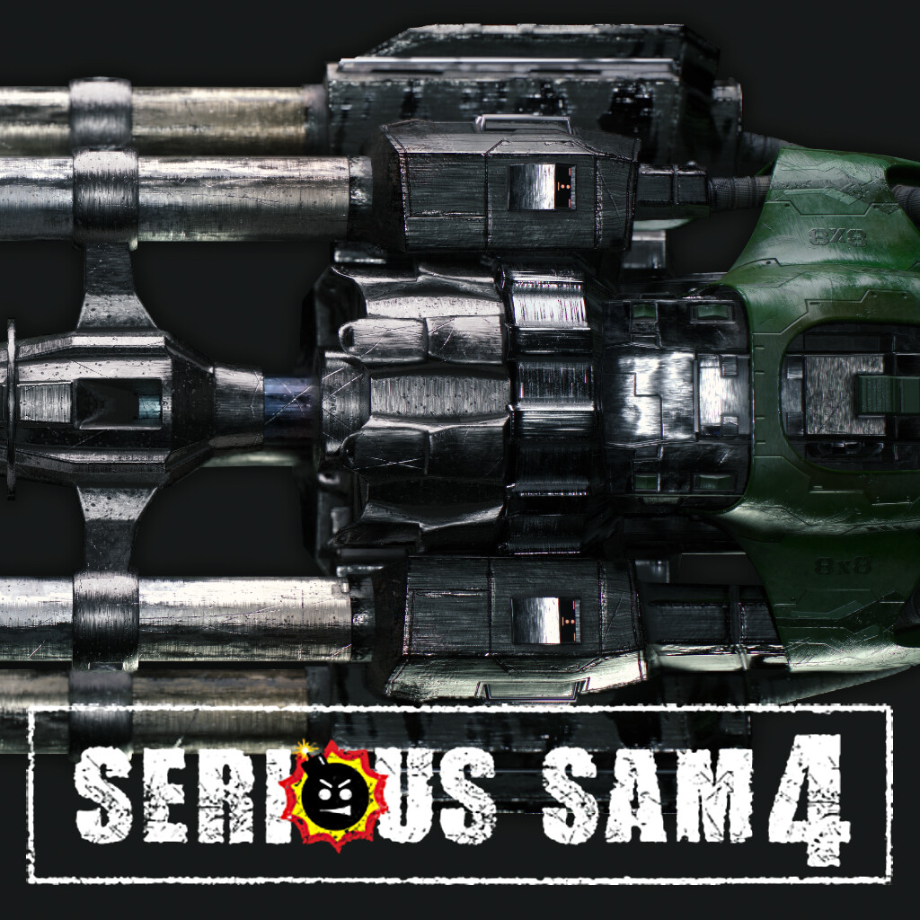ArtStation - Serious Sam 4 - XL2 Laser