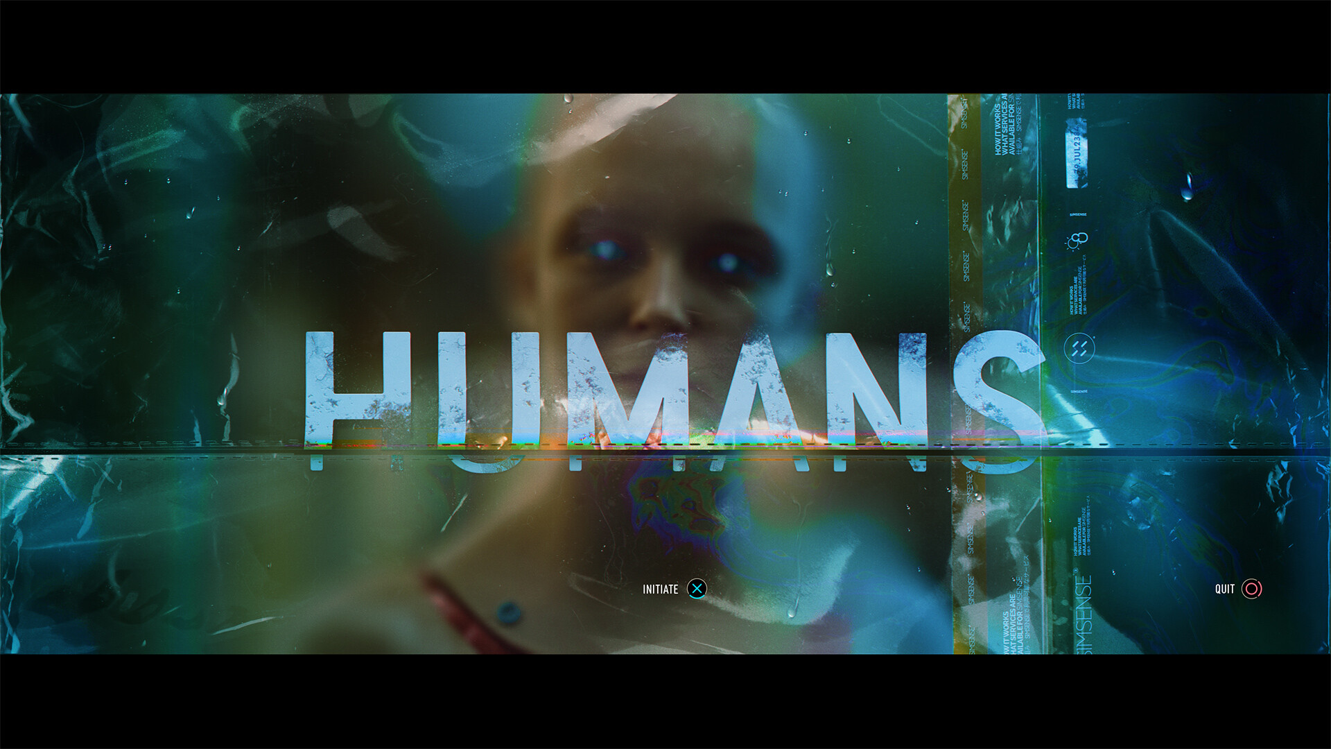 ArtStation - HUMANS - Tittle screen and mood tests