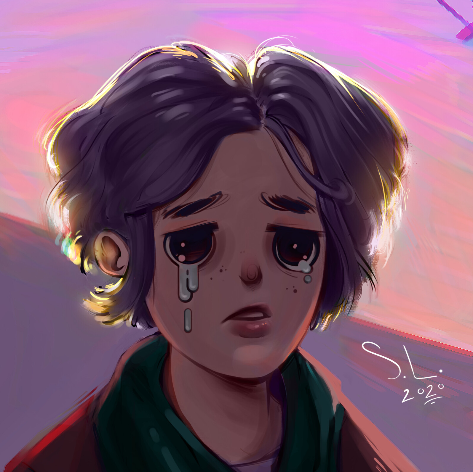 ArtStation - Smoking and Crying