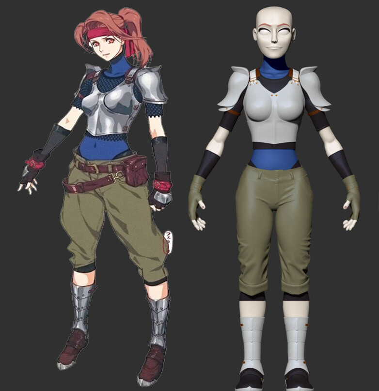 ArtStation - Jessie Rasberry WIP