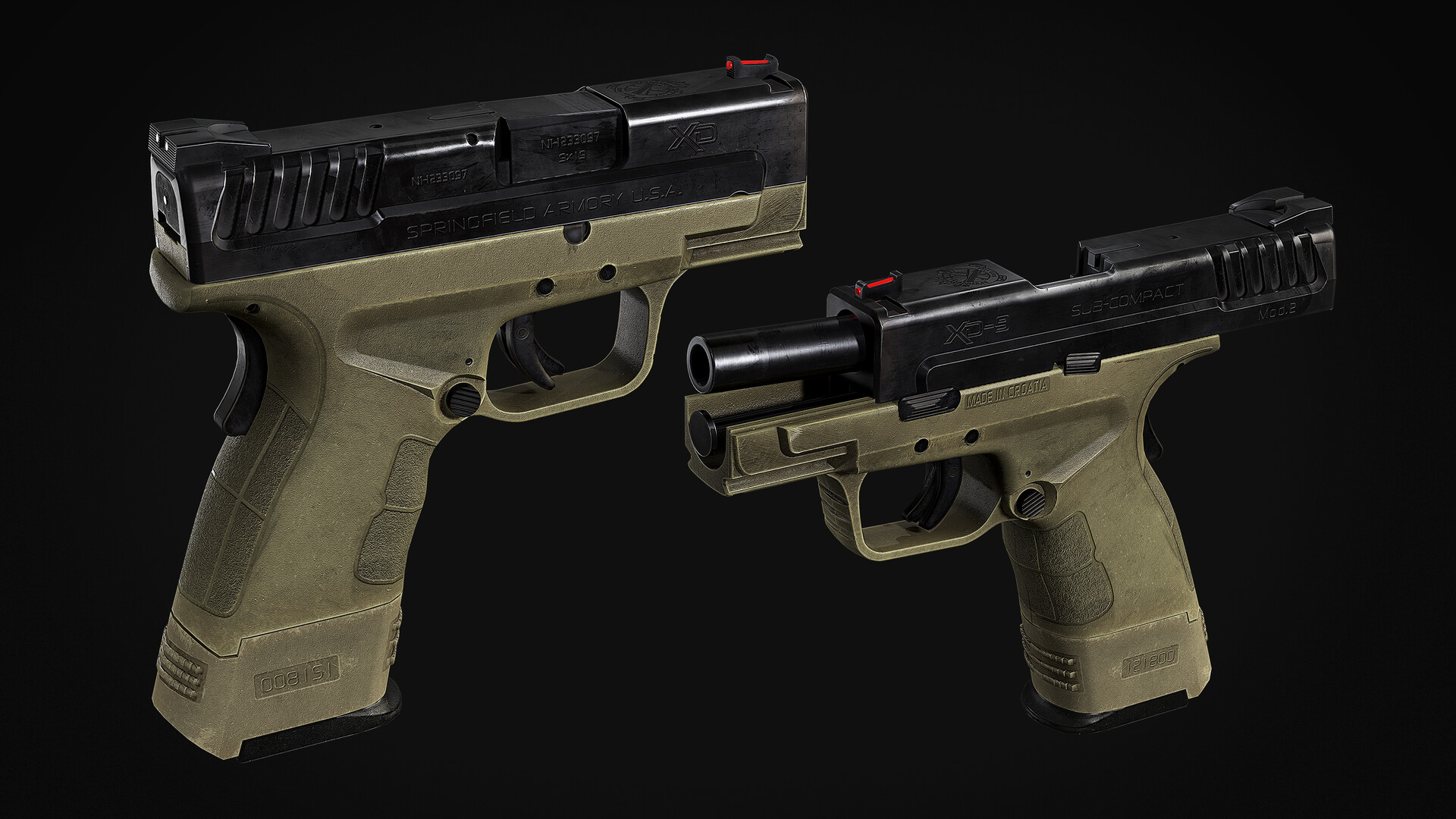 ArtStation - Springfield XD Mod.2 study