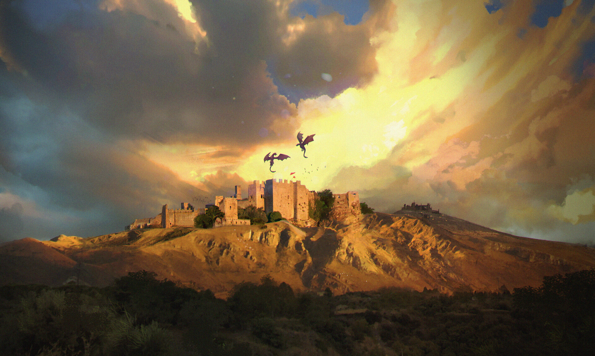 ArtStation - Sicilian Dragons