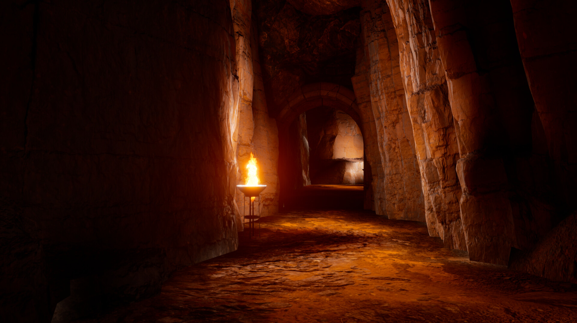 ArtStation - 3D Cave + Dungeon Level Design