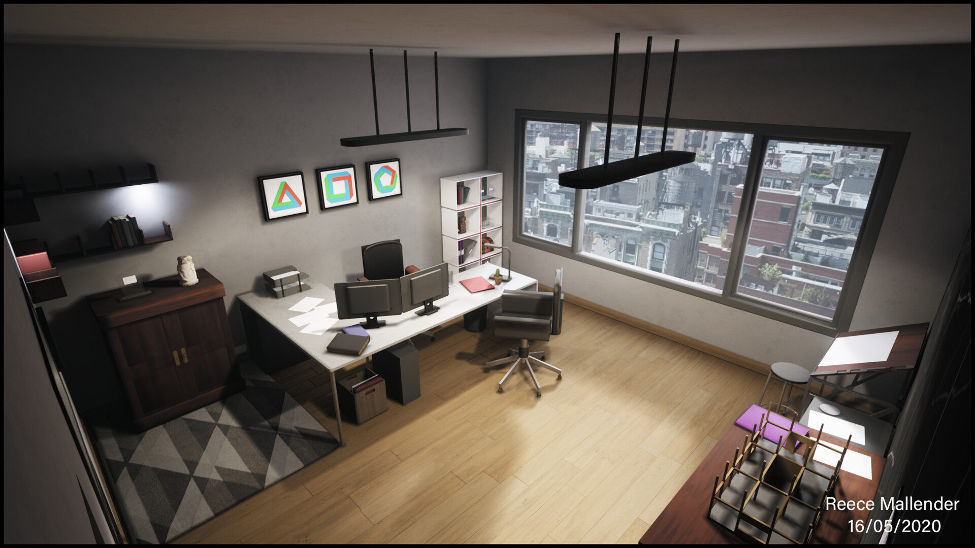 ArtStation - Architects Office - Real time environment creation