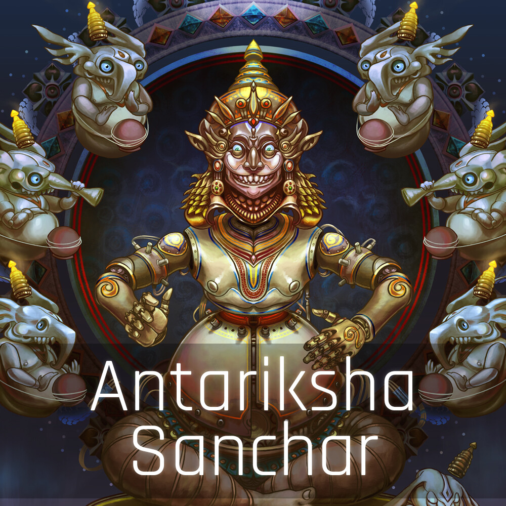 ArtStation - Antariksha Sanchar - Percussion Automaton