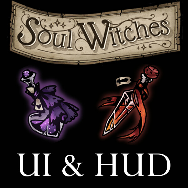 ArtStation - Soul Witches (Game) - UI & HUD