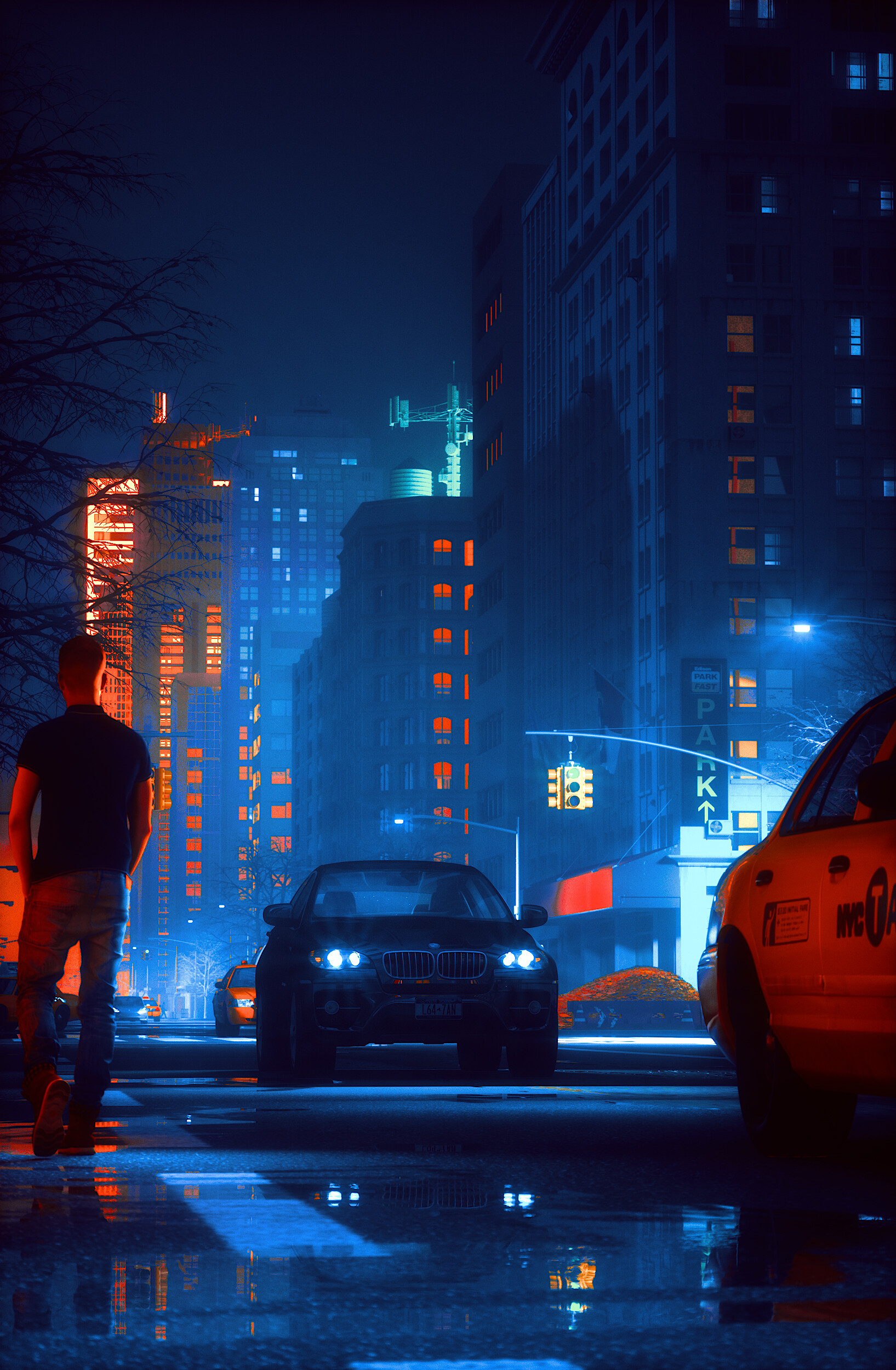 ArtStation - Night urban moods
