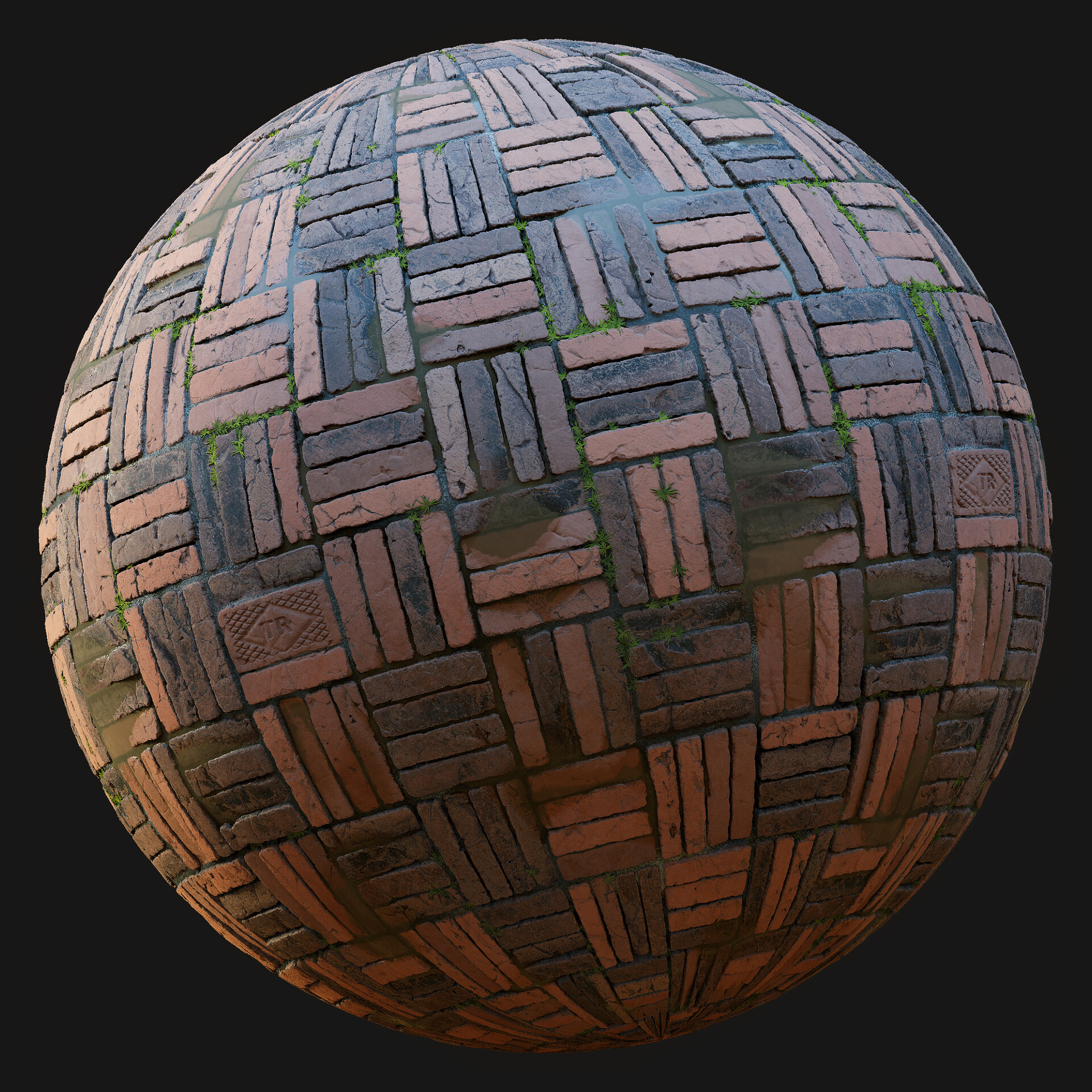 ArtStation - Exploring Taiwan | Aged Brick Floor