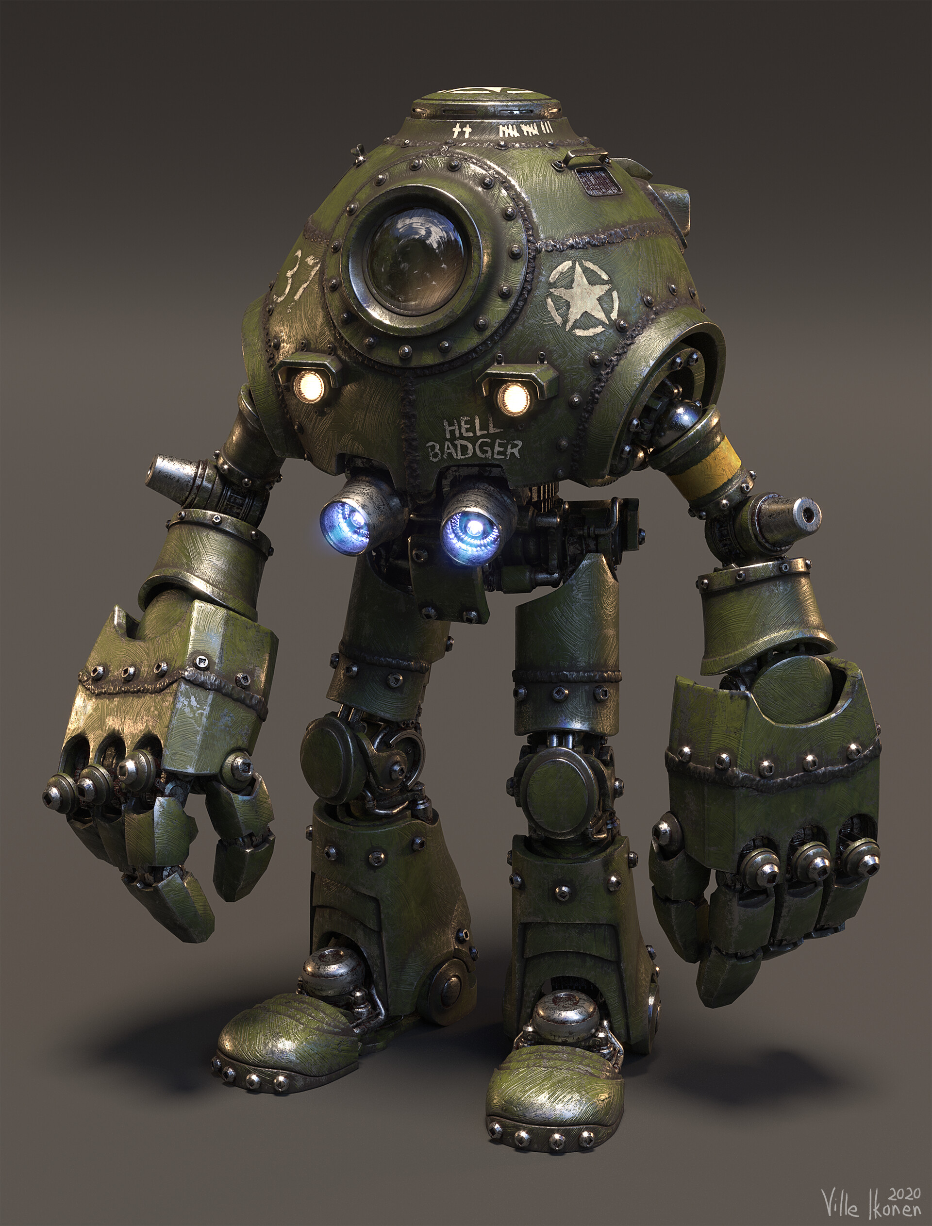 ArtStation - WW2 era Pacific Rim Mech