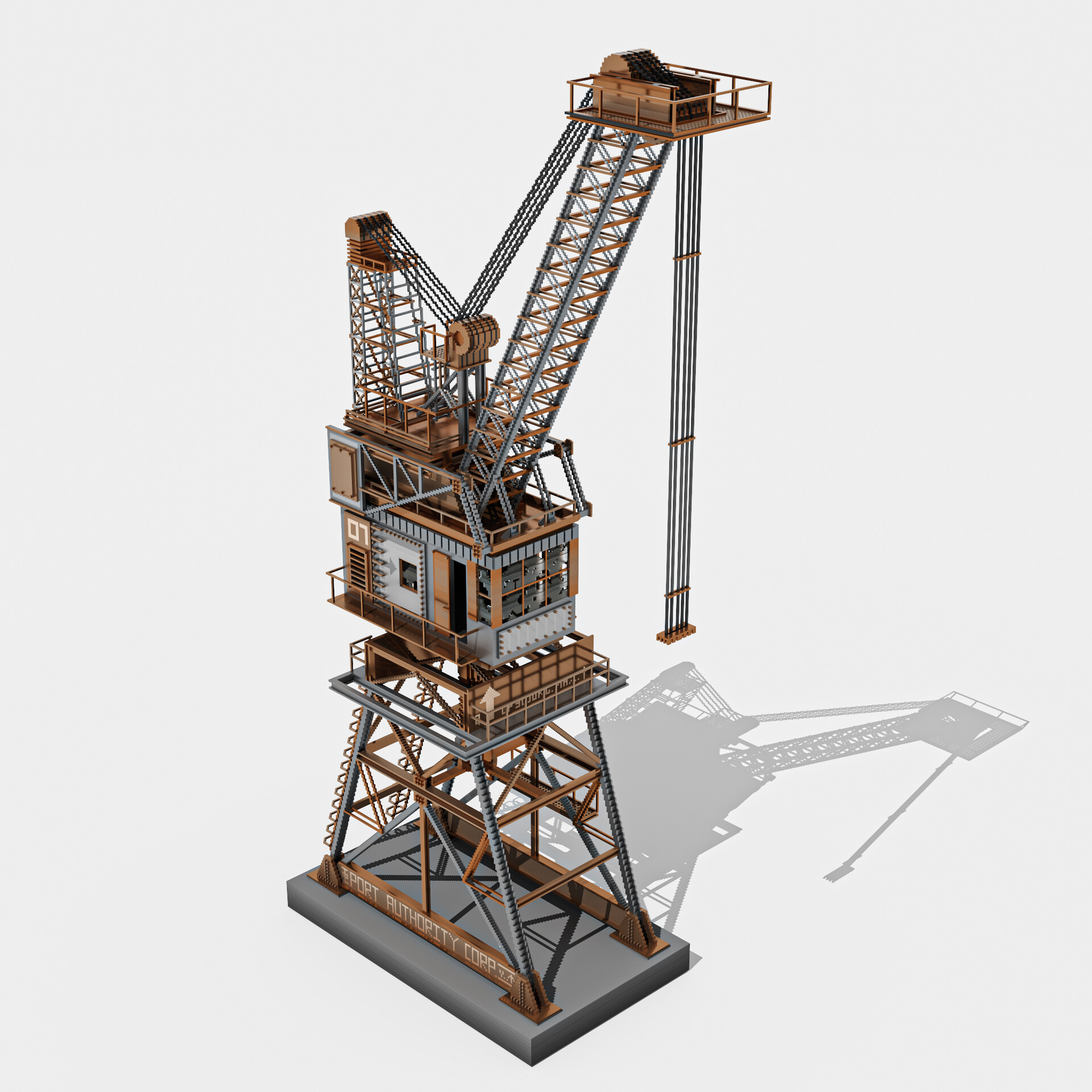 ArtStation - Crane model.