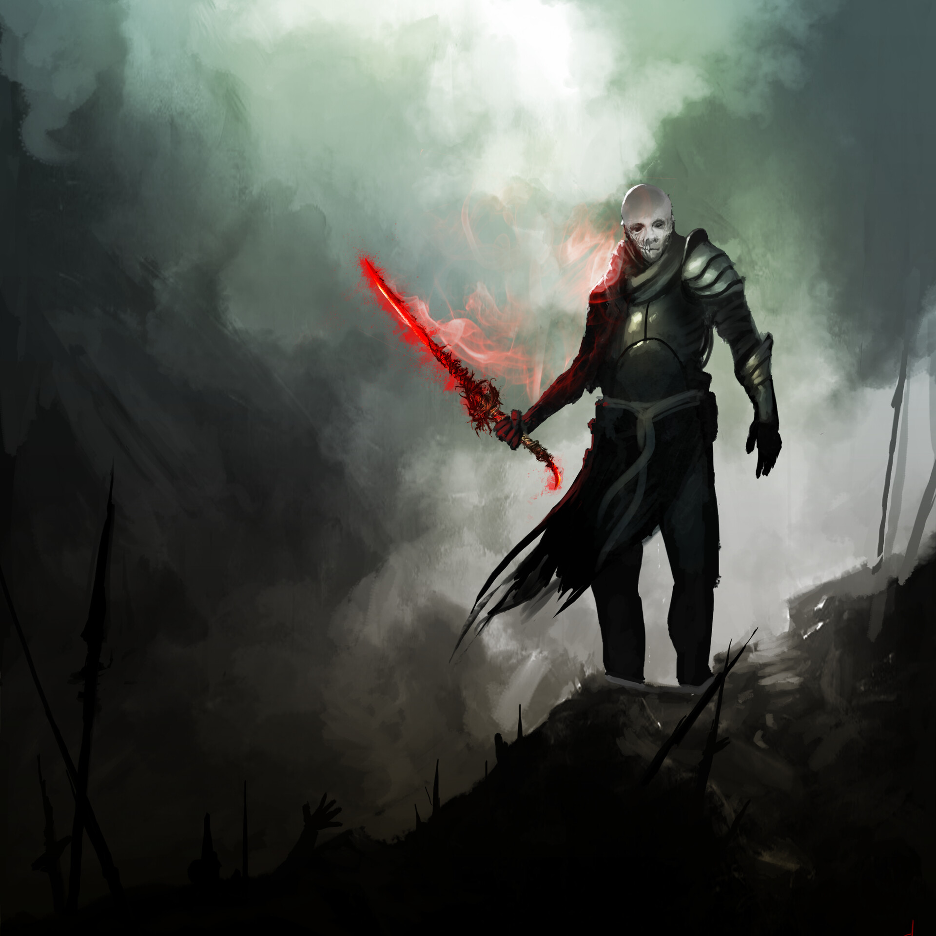 ArtStation - Weapon Design - Vampiric Short Sword