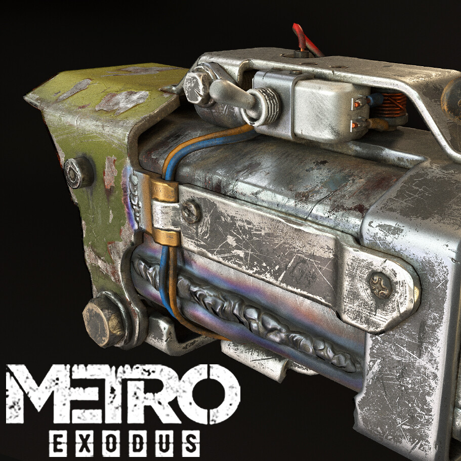 ArtStation - Weapon Attachments for Metro Exodus