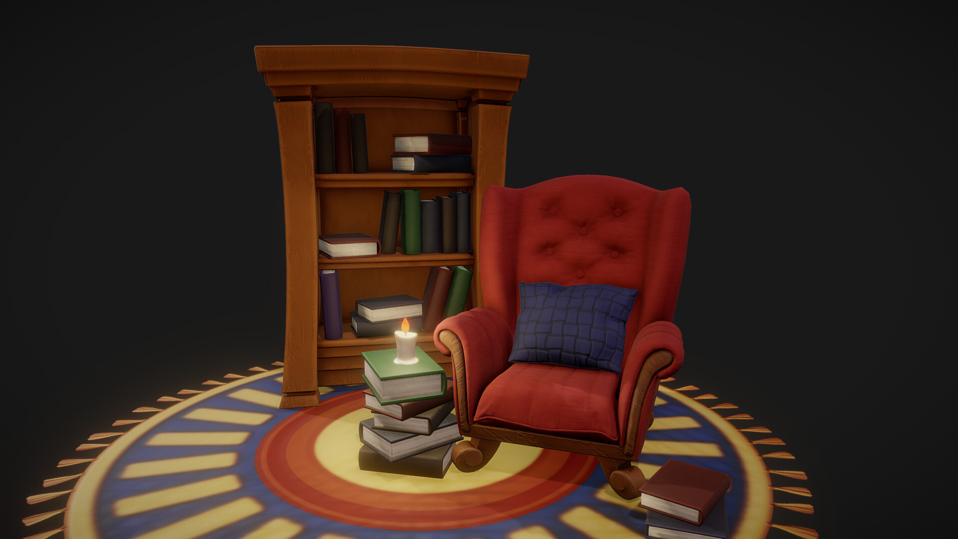 ArtStation - Reading corner