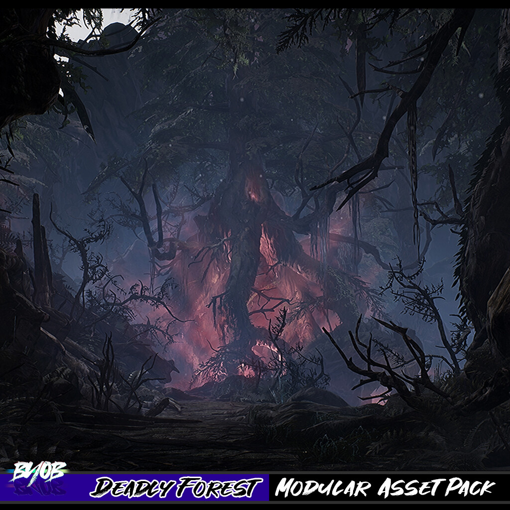 ArtStation - Deadly Forest - Modular Asset Pack