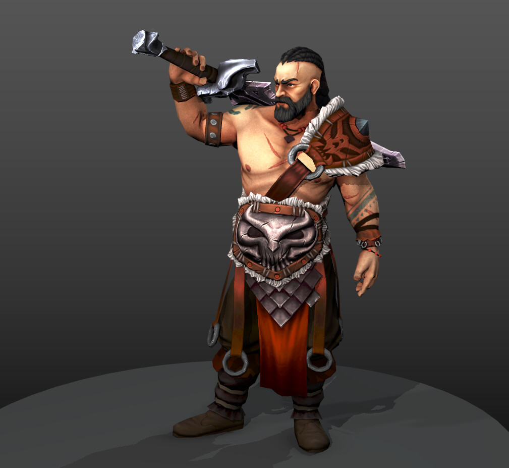 ArtStation - Barbarian animation