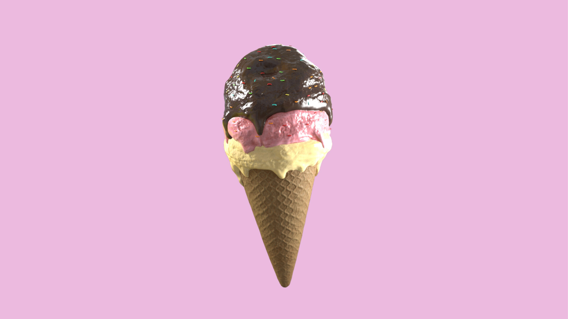 ArtStation - ice cream 3d model