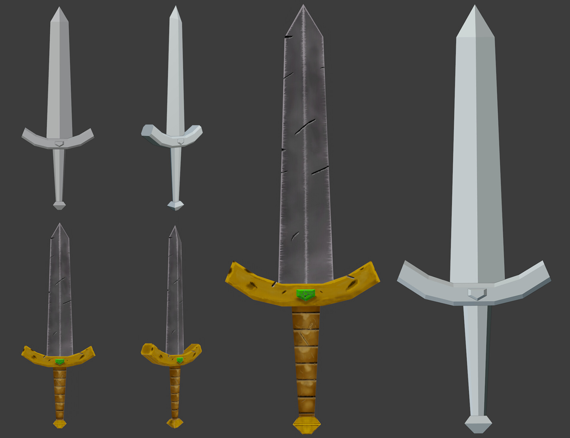 ArtStation - Espada Low Poly Hand Painted