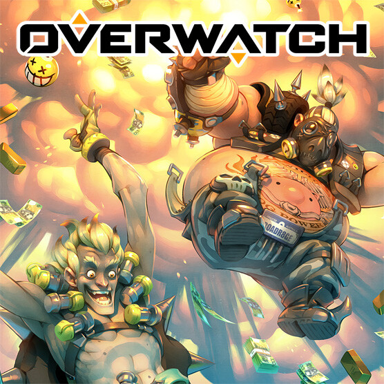 ArtStation - Overwatch comic 3 - Junkrat and Roadhog