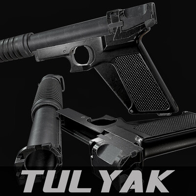 ArtStation - Special pistol “Tulyak”