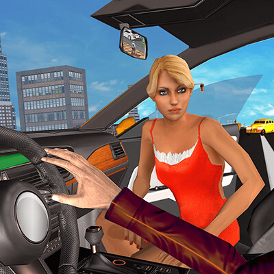 ArtStation - NY Taxi Driver - Crazy Cab Driving Games 2019 - Futuristic ...