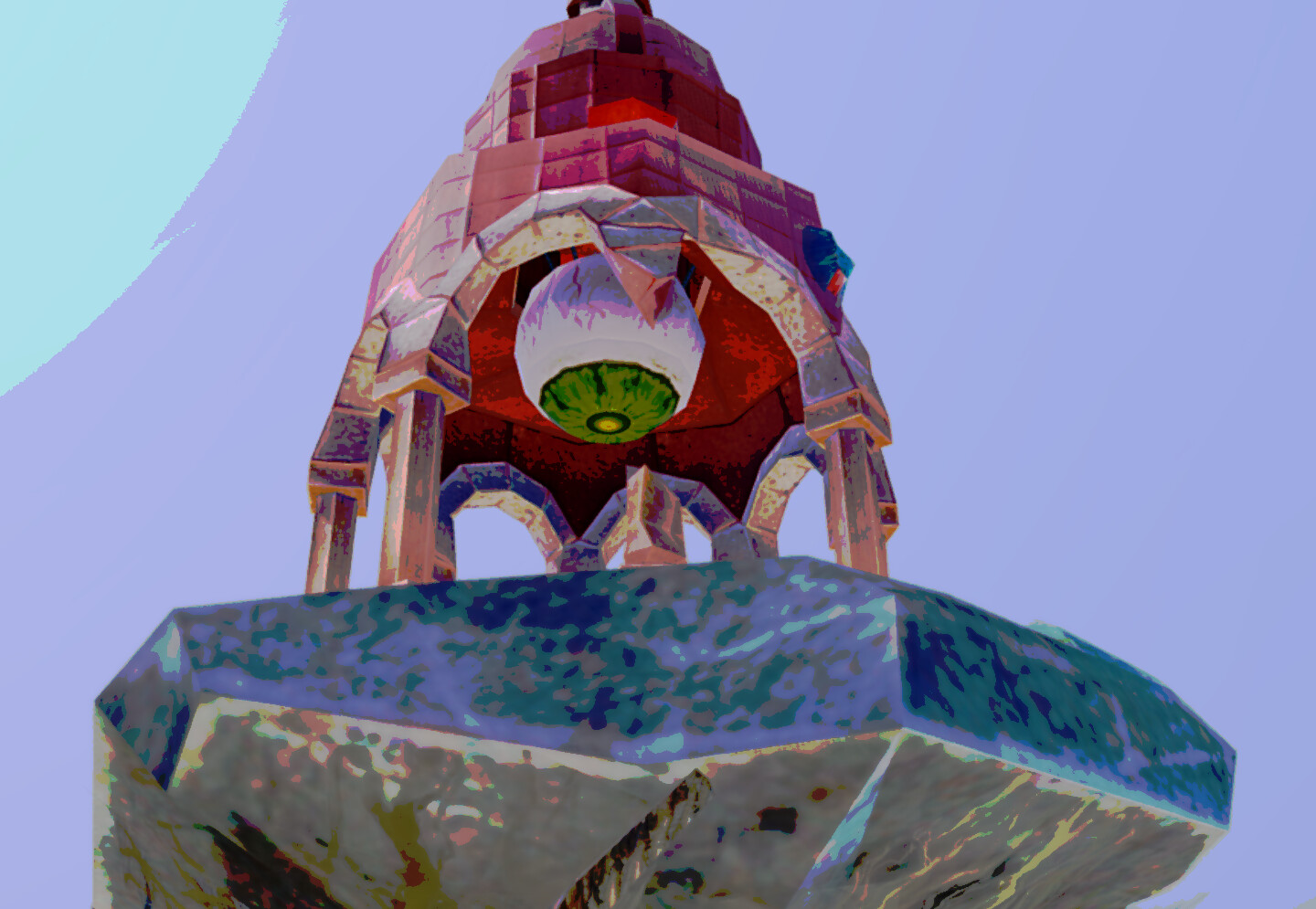 ArtStation - Diorama - Floating Temple