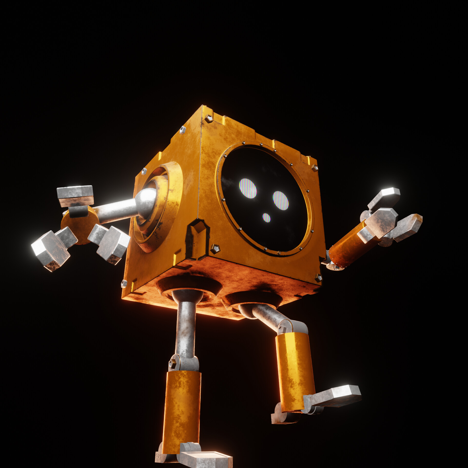 ArtStation - Post Apocalyptic Assistant Robot