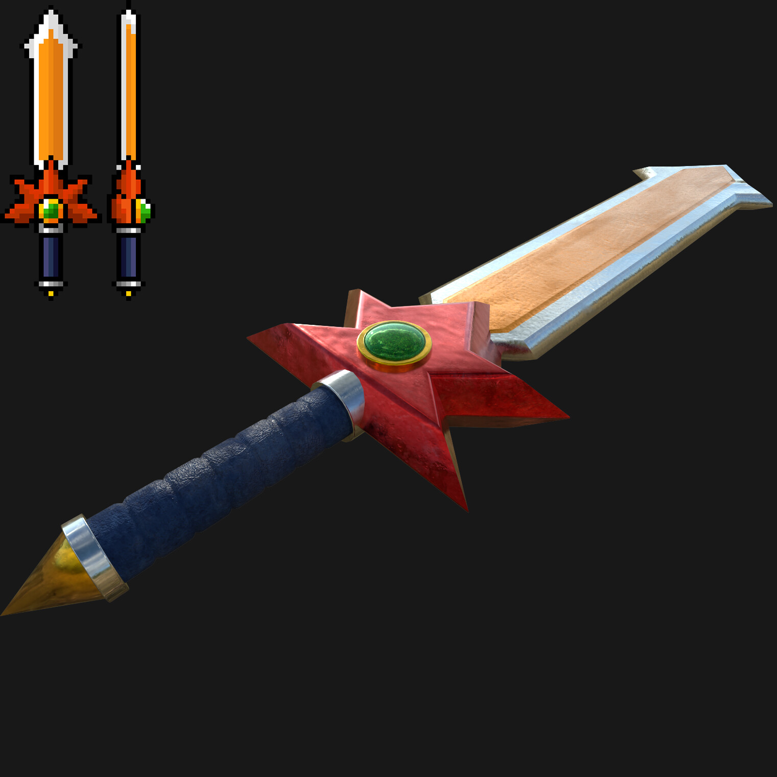 ArtStation - 3D "Maple Sword" (from MapleStory)