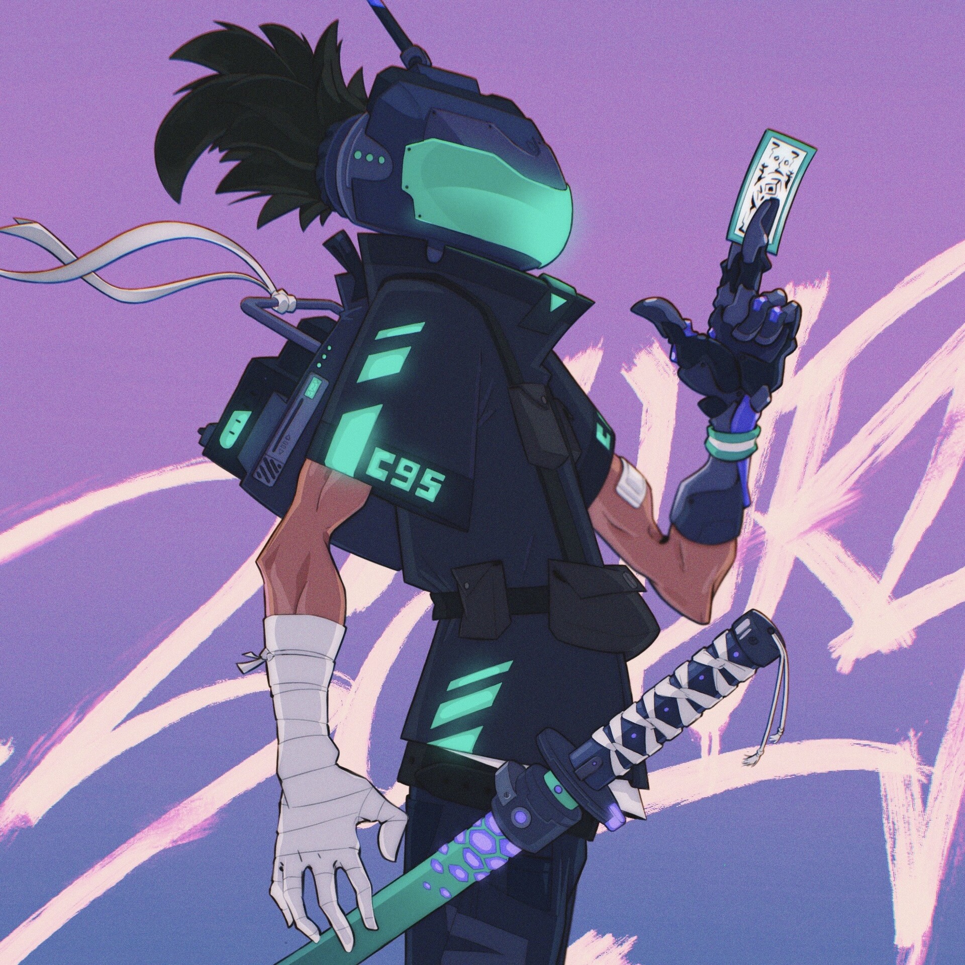 ArtStation - NEON SAMURAI