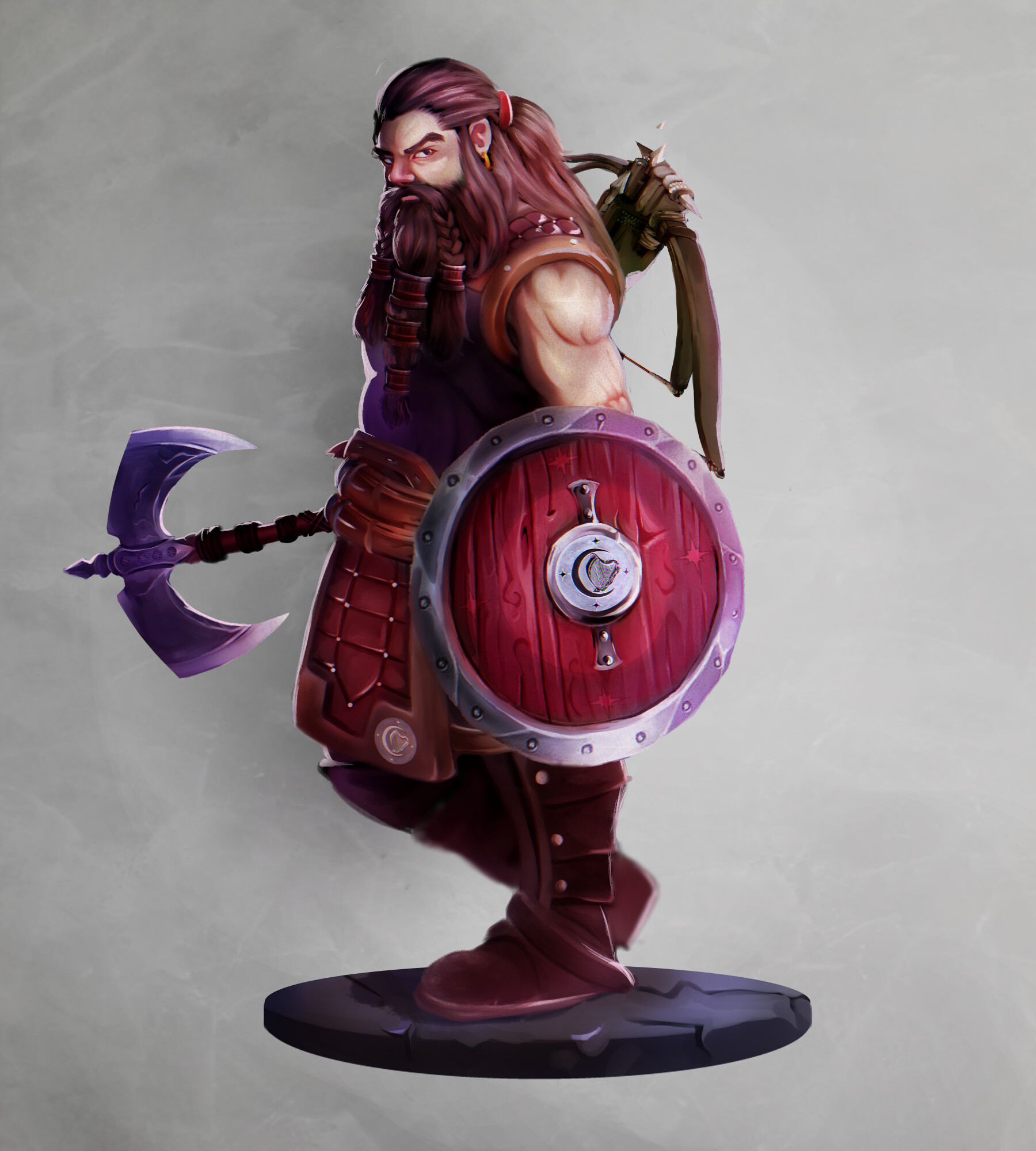 ArtStation - Anão//RPG bardo