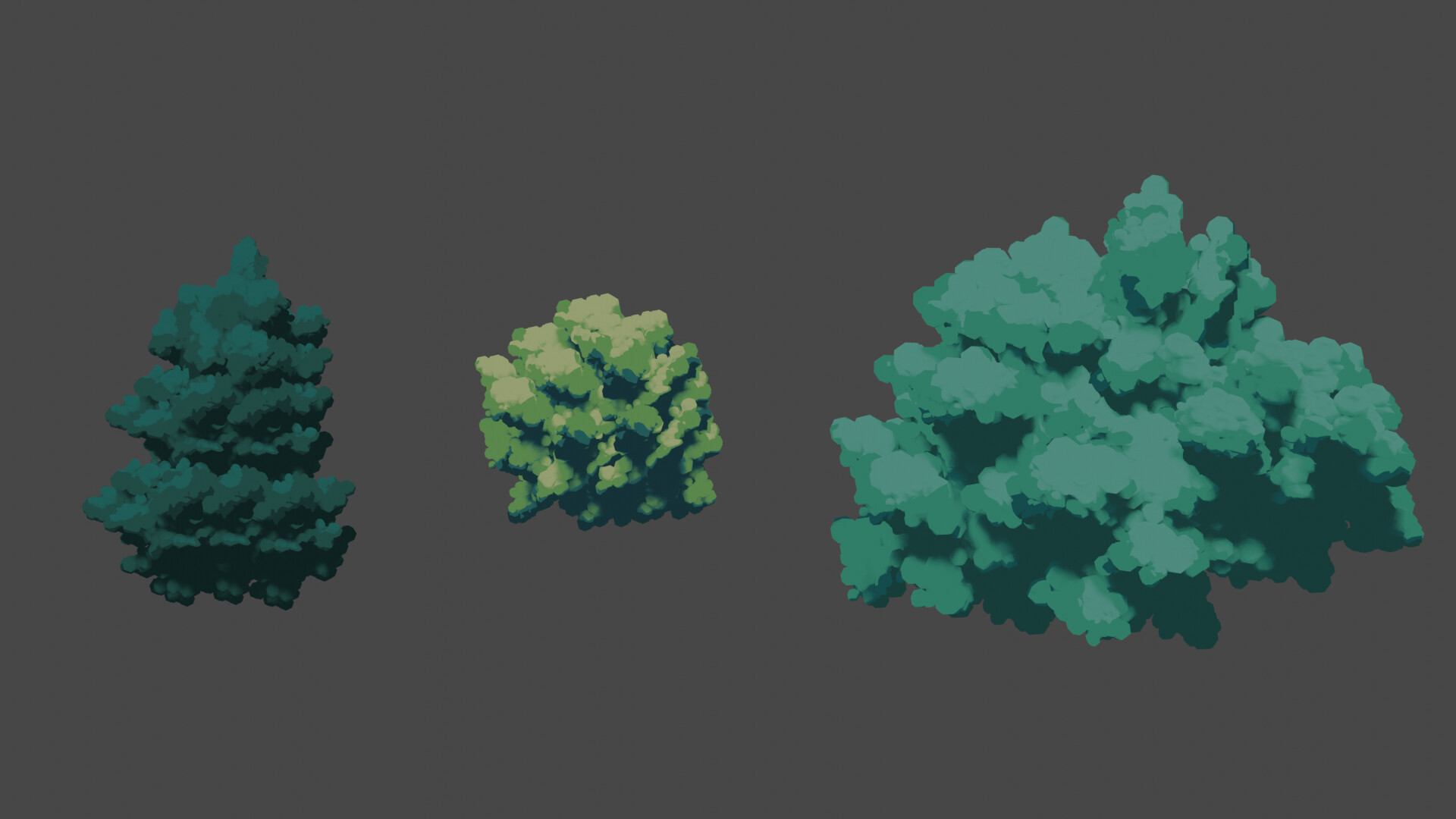 ArtStation - Ghibli style trees