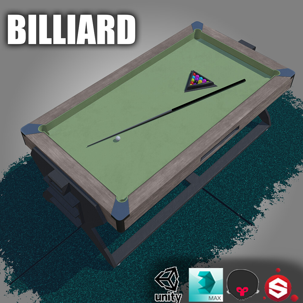 ArtStation - PROP BILLIARD