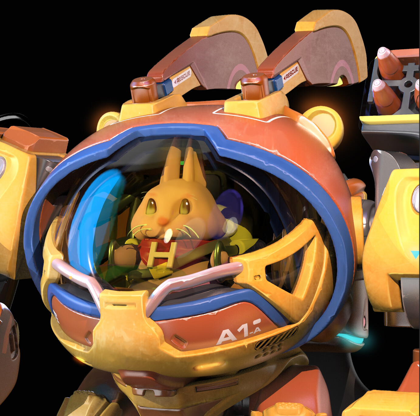 ArtStation - Rabbit Mecha