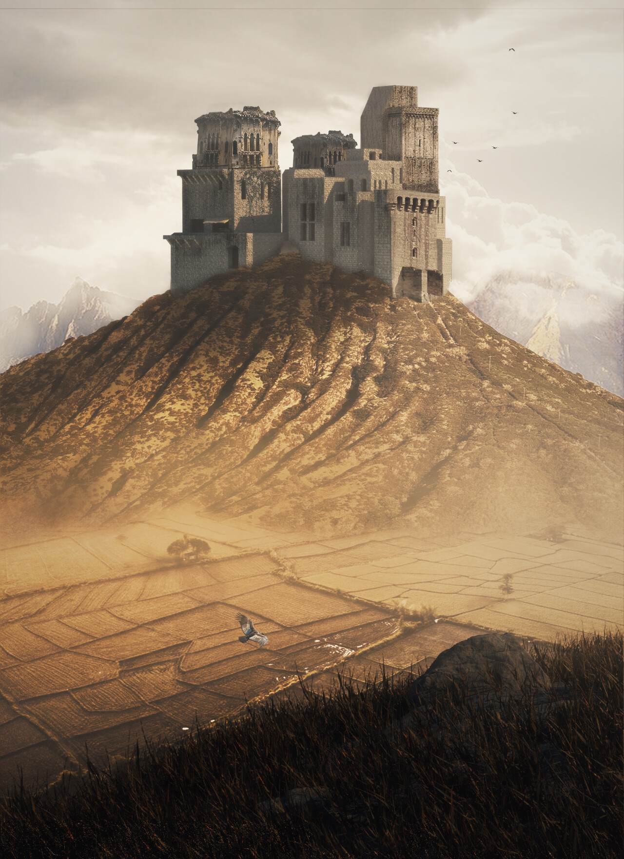 ArtStation - Castle Matte Painting