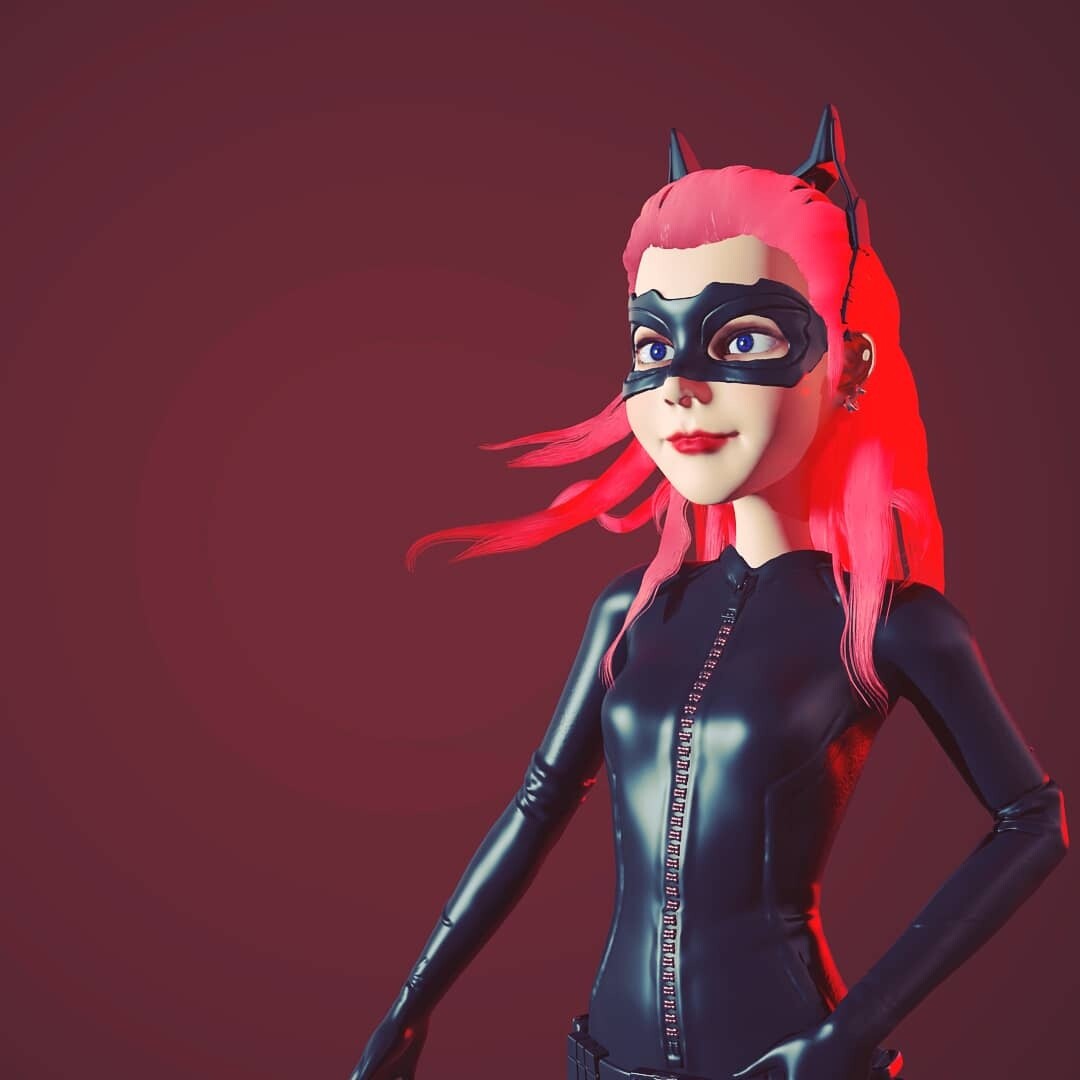 ArtStation - the dark knight rise_cat woman ( personal )