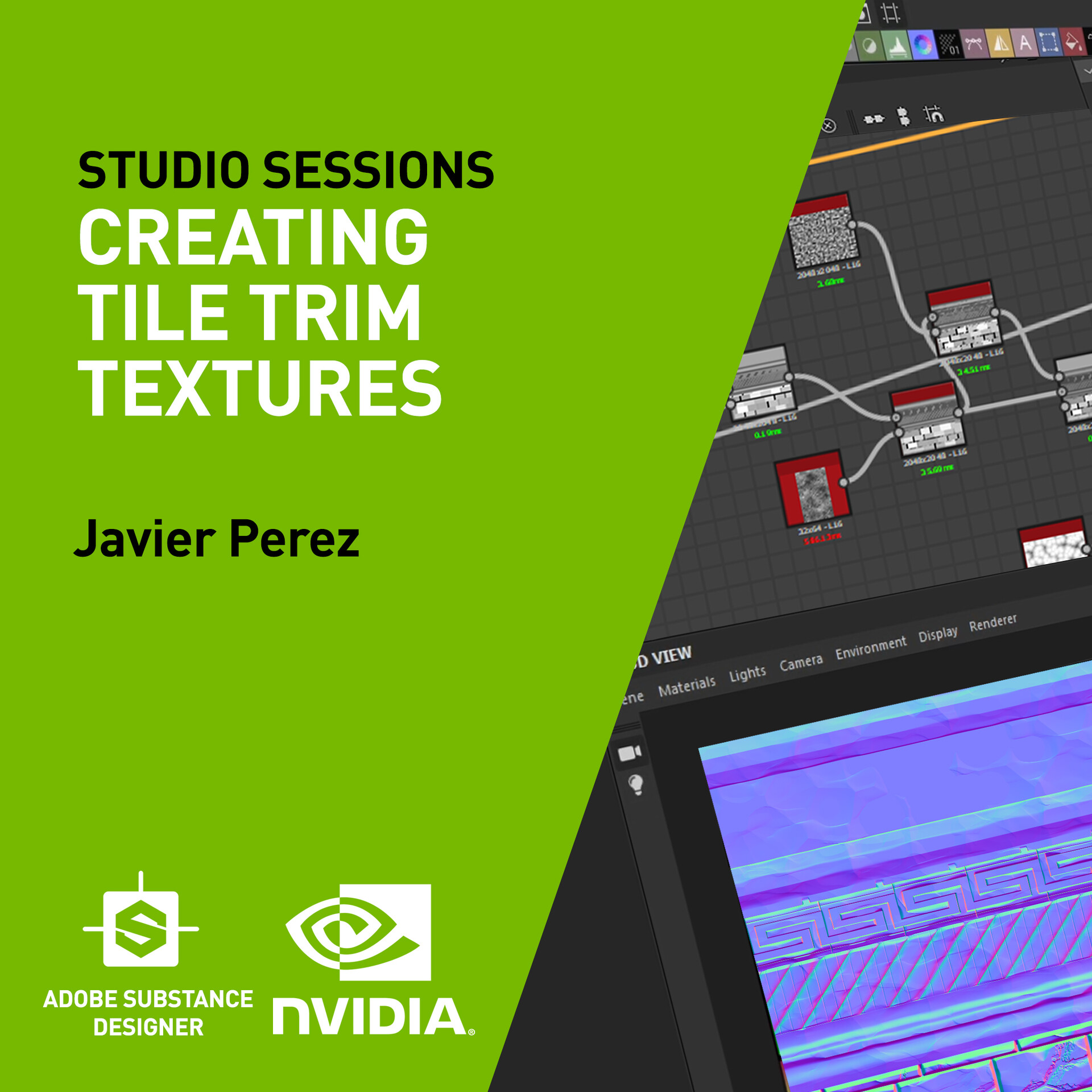 ArtStation - NVIDIA| Creating Tile Trim Textures