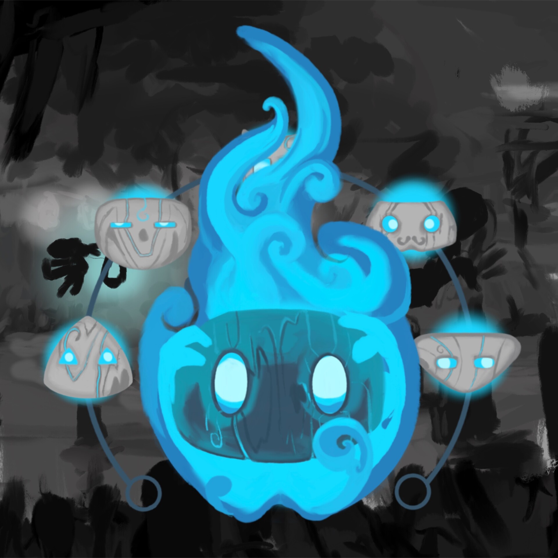 ArtStation - Fey Filled Swamp Concept designs