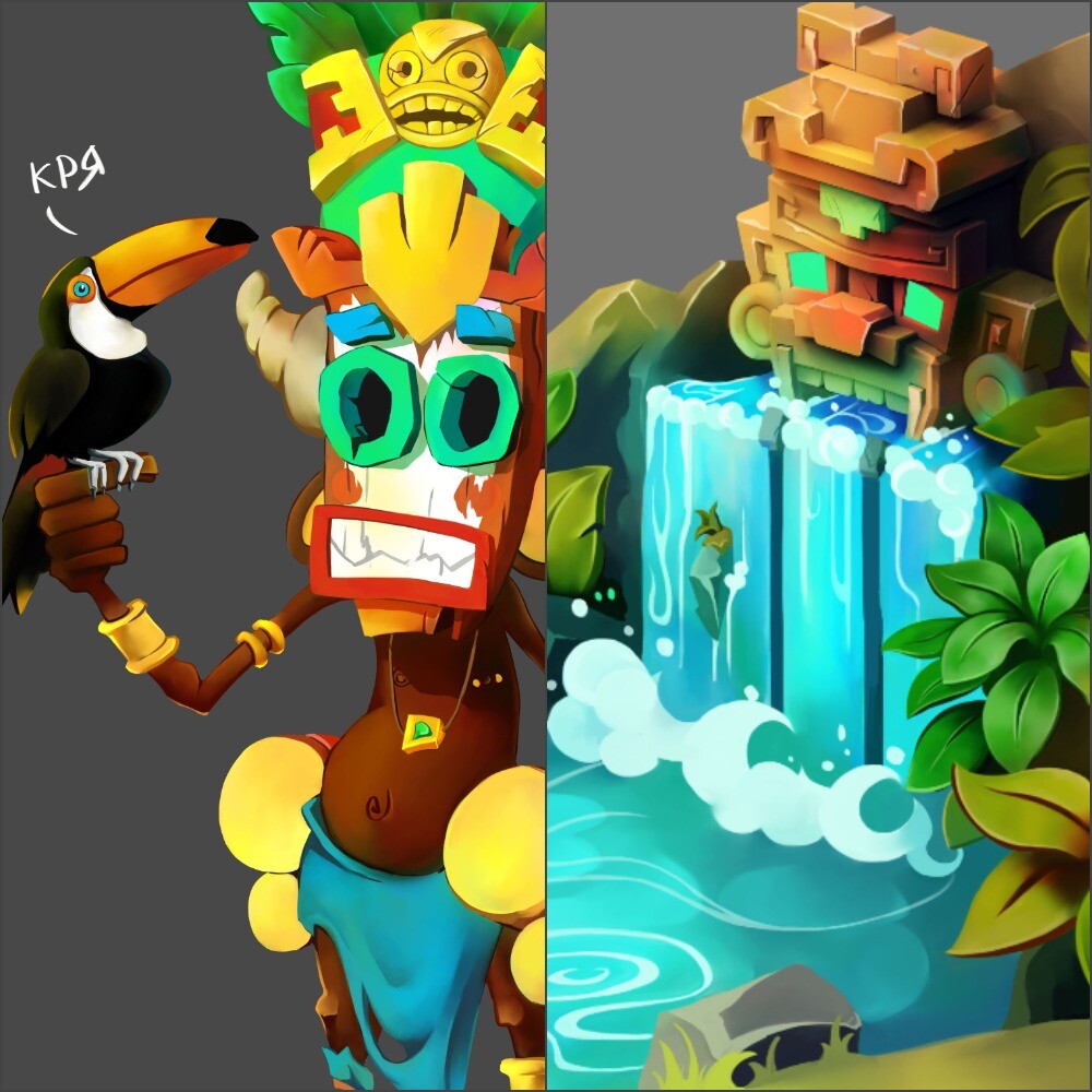 ArtStation - Maya concept art, Ksenia Zhevnyak