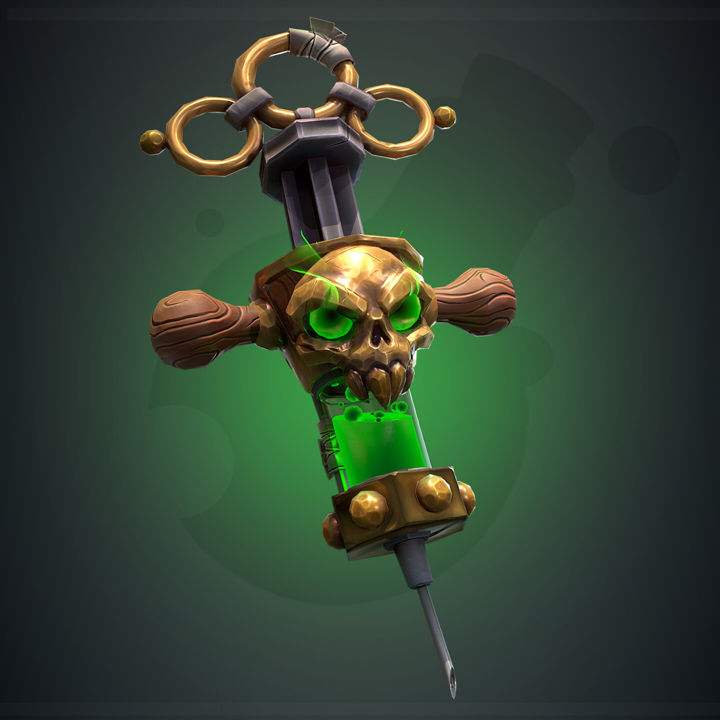 ArtStation - Stylized magic syringe