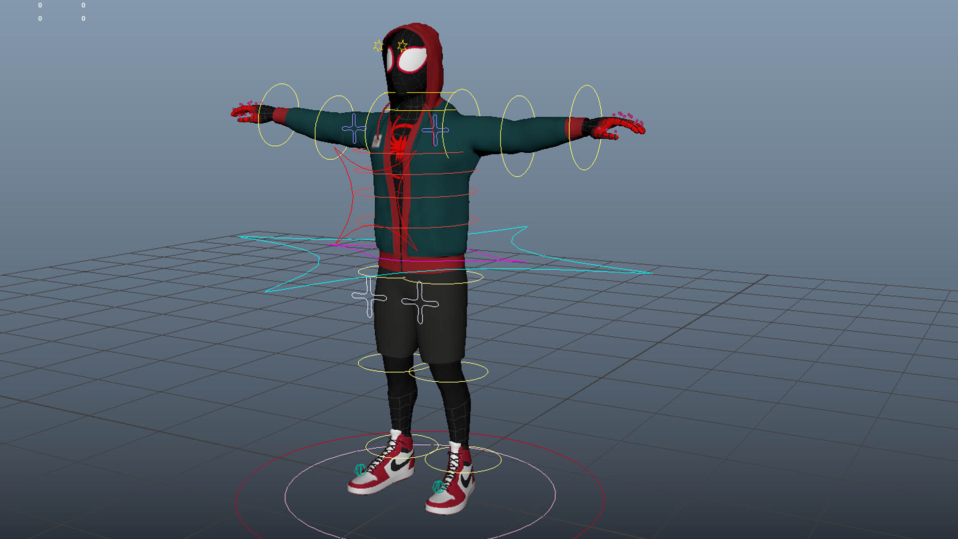 ArtStation - Miles morales rig