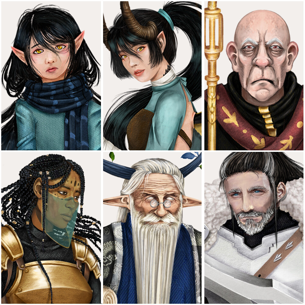 ArtStation - ADERYN - Characters (001)
