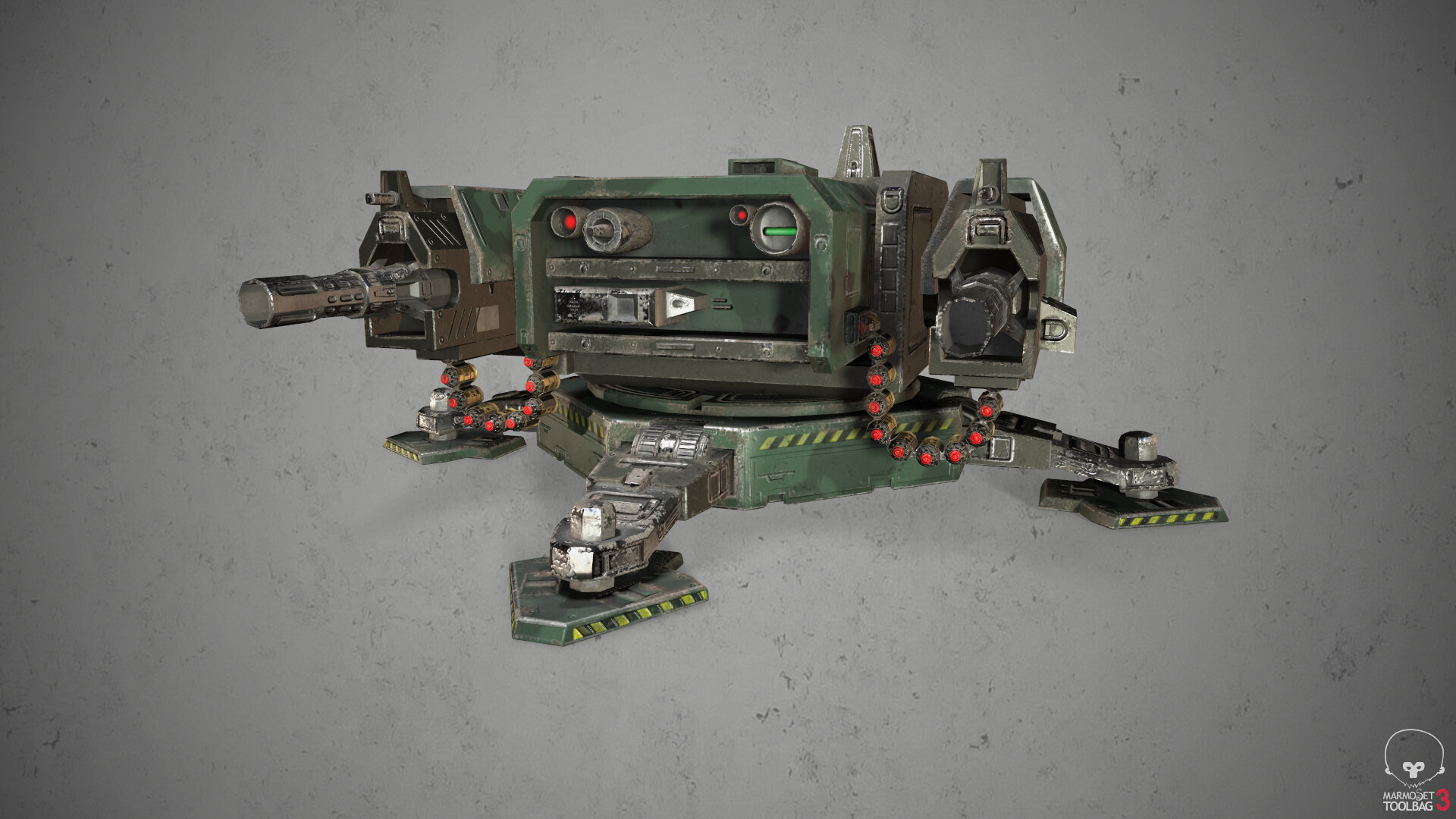 ArtStation - Sci-fi Sentry Turret