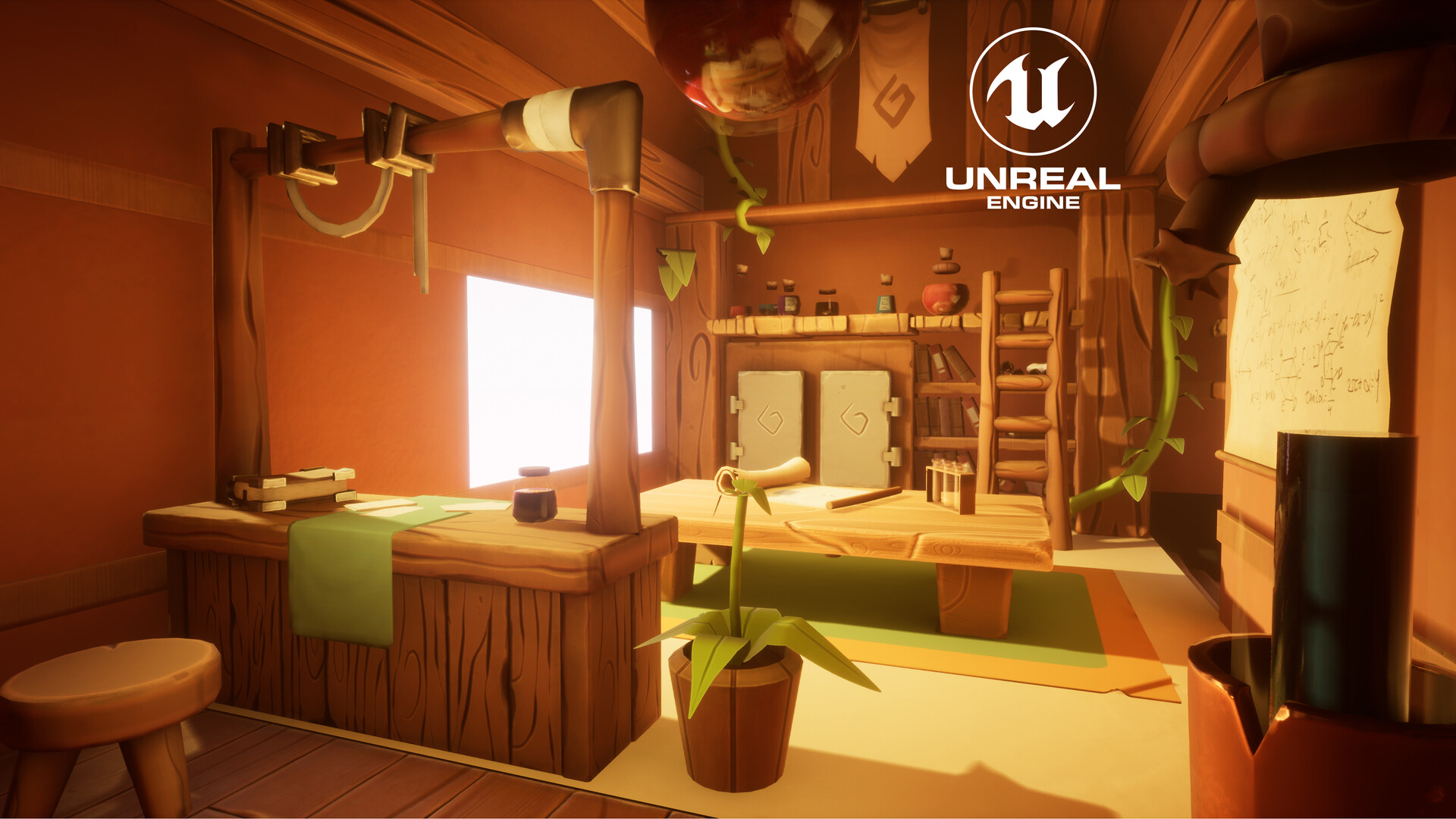 ArtStation - Alchemist Lab - Game Ready 3D Environment